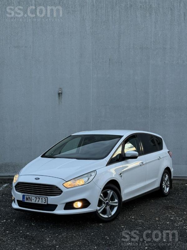 White Ford S-Max 2015 in Riga, with an engine capacity of 2.00 L and mileage of 450 thousand km for 5350 €, photo 3 on AUTOMOTO.COM.LV