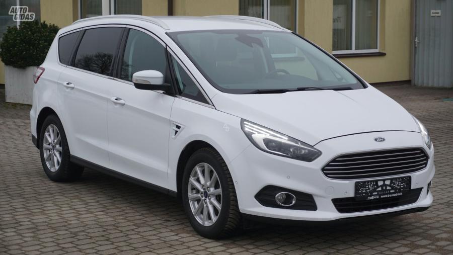 Balts Ford S-Max 2016 Kvietiniai, ar dzinēja tilpumu 2.00 L un nobraukumu 194 tūkst. km par 8800 €, foto 1 vietnē AUTOMOTO.COM.LV