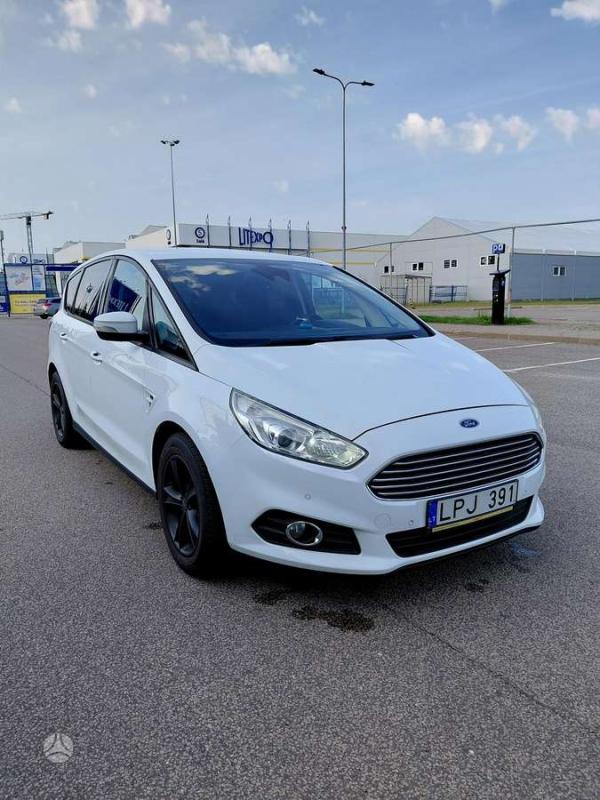 Balts Ford S-Max 2016 Viļņa, ar dzinēja tilpumu 2.00 L un nobraukumu 320 tūkst. km par 6300 €, foto 3 vietnē AUTOMOTO.COM.LV