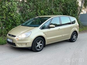 Dzeltens Ford S-Max 2007 Rīga, ar dzinēja tilpumu 2.00 L un nobraukumu 0 tūkst. km par 1799 €, foto  vietnē AUTOMOTO.COM.LV