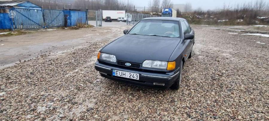 Blue Ford Scorpio 1990 in Vilnius, with an engine capacity of 2.00 L and mileage of 260 thousand km for 1200 €, photo 2 on AUTOMOTO.COM.LV