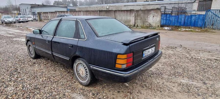 Blue Ford Scorpio 1990 in Vilnius, with an engine capacity of 2.00 L and mileage of 260 thousand km for 1200 €, photo 7 on AUTOMOTO.COM.LV