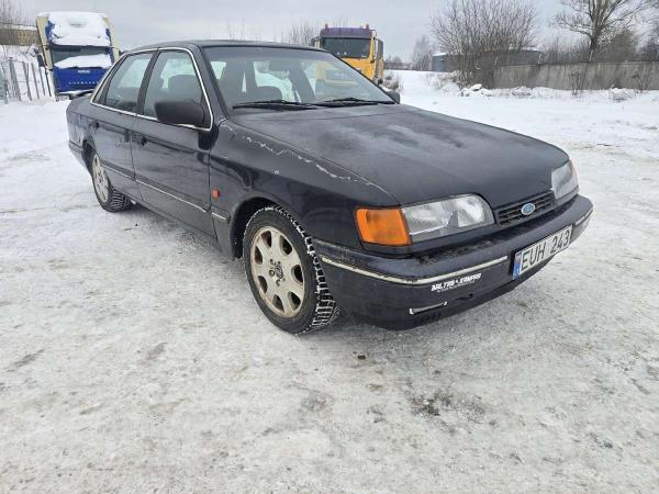 Blue Ford Scorpio 1990 in Vilnius, with an engine capacity of 2.00 L and mileage of 260 thousand km for 1000 €, photo 1 on AUTOMOTO.COM.LV