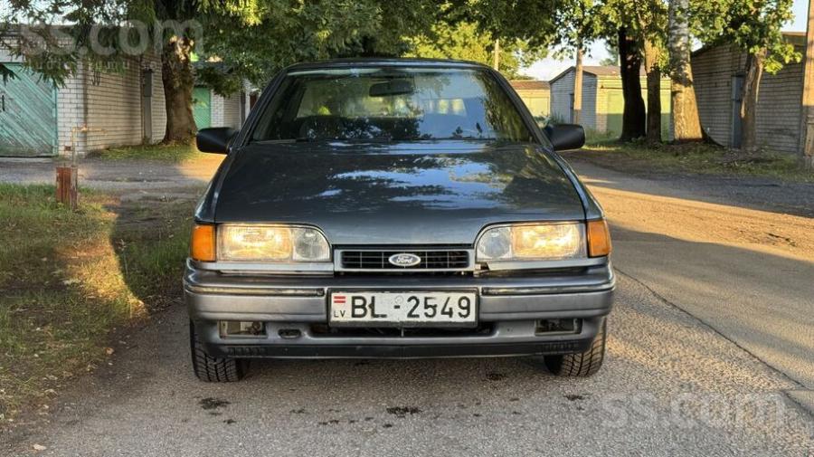 Синий Форд Скорпио 1990 в Рига, объемом двигателя 2.00 л и пробегом 291 тыс. км за 2500 €, фото 4 на AUTOMOTO.COM.LV