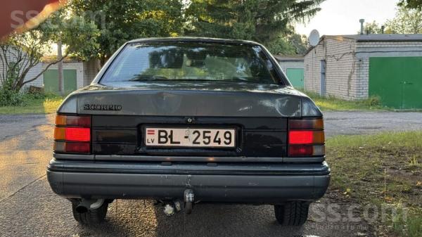 Blue Ford Scorpio 1990 in Riga, with an engine capacity of 2.00 L and mileage of 291 thousand km for 2500 €, photo 6 on AUTOMOTO.COM.LV