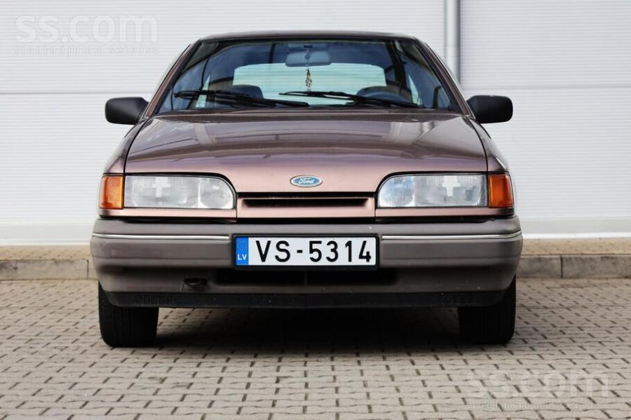 Brūns Ford Scorpio 1989 Rīga, ar dzinēja tilpumu 2.00 L un nobraukumu 277 tūkst. km par 2495 €, foto 4 vietnē AUTOMOTO.COM.LV