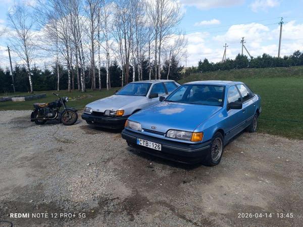 Pelēks Ford Scorpio 1986 Plungė, ar dzinēja tilpumu 2.00 L un nobraukumu 170 tūkst. km par 350 €, foto 5 vietnē AUTOMOTO.COM.LV