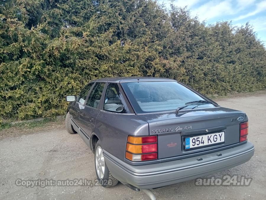 Grey Ford Scorpio 1989 in Tallinn, with an engine capacity of 2.90 L and mileage of 98 thousand km for 6500 €, photo 4 on AUTOMOTO.COM.LV