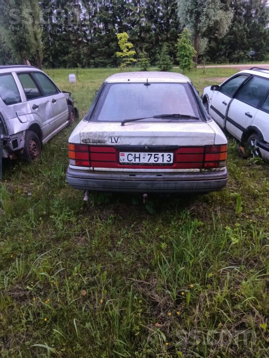 White Ford Scorpio 1994 in Riga, with an engine capacity of 2.90 L and mileage of 224 thousand km for 620 €, photo 3 on AUTOMOTO.COM.LV