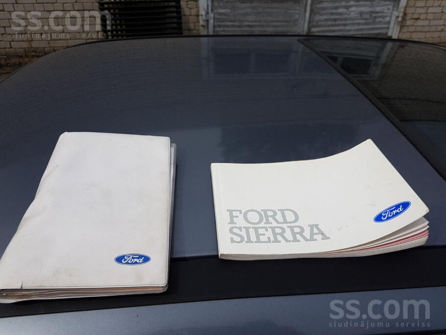 Grey Ford Sierra 1989 in Riga, with an engine capacity of 2.00 L and mileage of 130 thousand km for 4000 €, photo 17 on AUTOMOTO.COM.LV