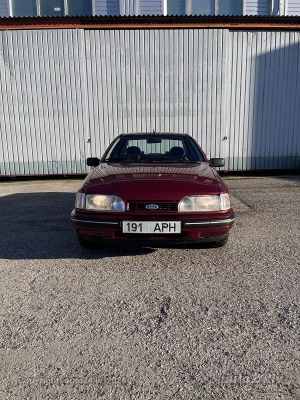 Sarkans Ford Sierra 1991 Tallina, ar dzinēja tilpumu 2.00 L un nobraukumu 124 tūkst. km par 2200 €, foto 1 vietnē AUTOMOTO.COM.LV