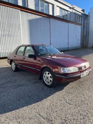 Red Ford Sierra 1991 in Tallinn, with an engine capacity of 2.00 L and mileage of 124 thousand km for 2200 €, photo 6 on AUTOMOTO.COM.LV