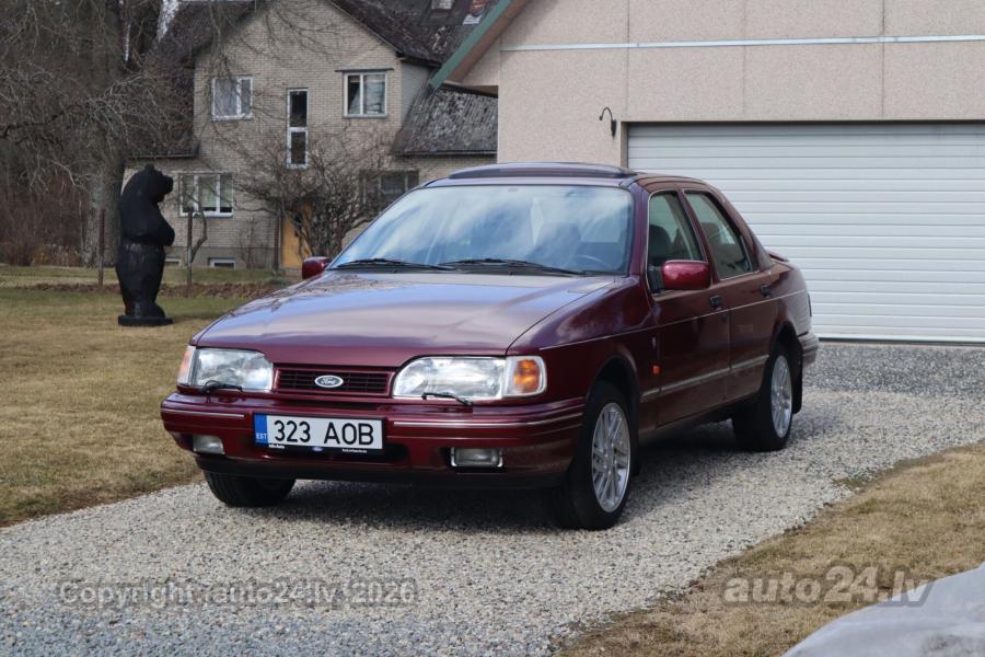 Red Ford Sierra 1991 in Valga, with an engine capacity of 2.50 L and mileage of 0 thousand km for 5000 €, photo 3 on AUTOMOTO.COM.LV