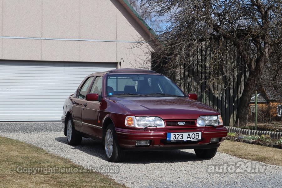 Red Ford Sierra 1991 in Valga, with an engine capacity of 2.50 L and mileage of 0 thousand km for 5000 €, photo 4 on AUTOMOTO.COM.LV
