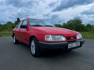 Red Ford Sierra 1991 in Tallinn, with an engine capacity of 2.00 L and mileage of 102 thousand km for 4000 €, photo 15 on AUTOMOTO.COM.LV