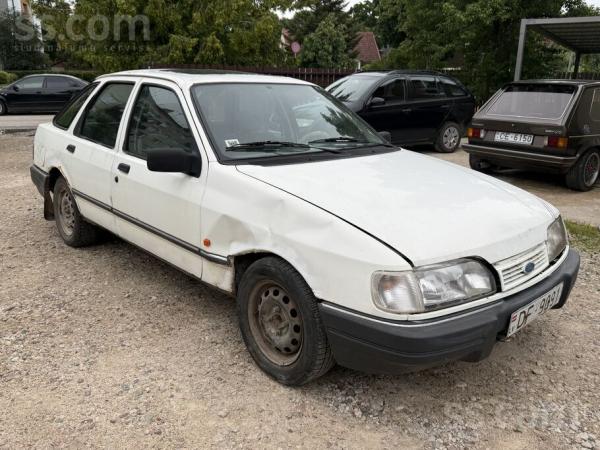 White Ford Sierra 1990 in Kuldiga, with an engine capacity of 2.00 L and mileage of 49 thousand km for 1350 €, photo 3 on AUTOMOTO.COM.LV