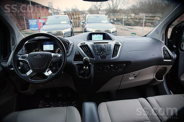 Black Ford Tourneo 2016 in Tukums, with an engine capacity of 2.00 L and mileage of 203 thousand km for 17490 €, photo 9 on AUTOMOTO.COM.LV