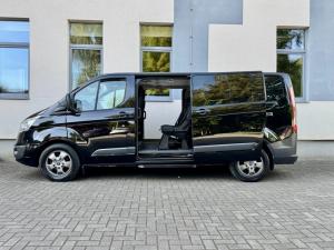 Black Ford Tourneo 2018 in Riga, with an engine capacity of 2.00 L and mileage of 166 thousand km for 19700 €, photo 7 on AUTOMOTO.COM.LV