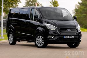 Black Ford Tourneo 2022 in Jelgava, with an engine capacity of 2.00 L and mileage of 0 thousand km for 22950 €, photo 4 on AUTOMOTO.COM.LV