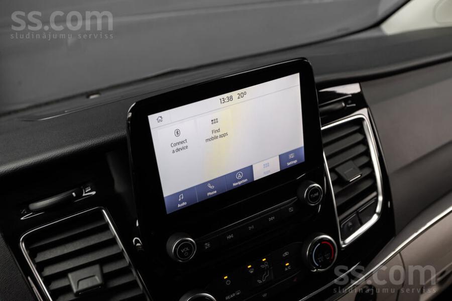 Black Ford Tourneo 2022 in Jelgava, with an engine capacity of 2.00 L and mileage of 0 thousand km for 22950 €, photo 24 on AUTOMOTO.COM.LV