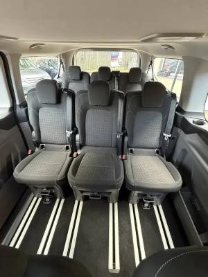 Black Ford Tourneo 2024 in Riga, with an engine capacity of 2.00 L and mileage of 39 thousand km for 38000 €, photo 11 on AUTOMOTO.COM.LV