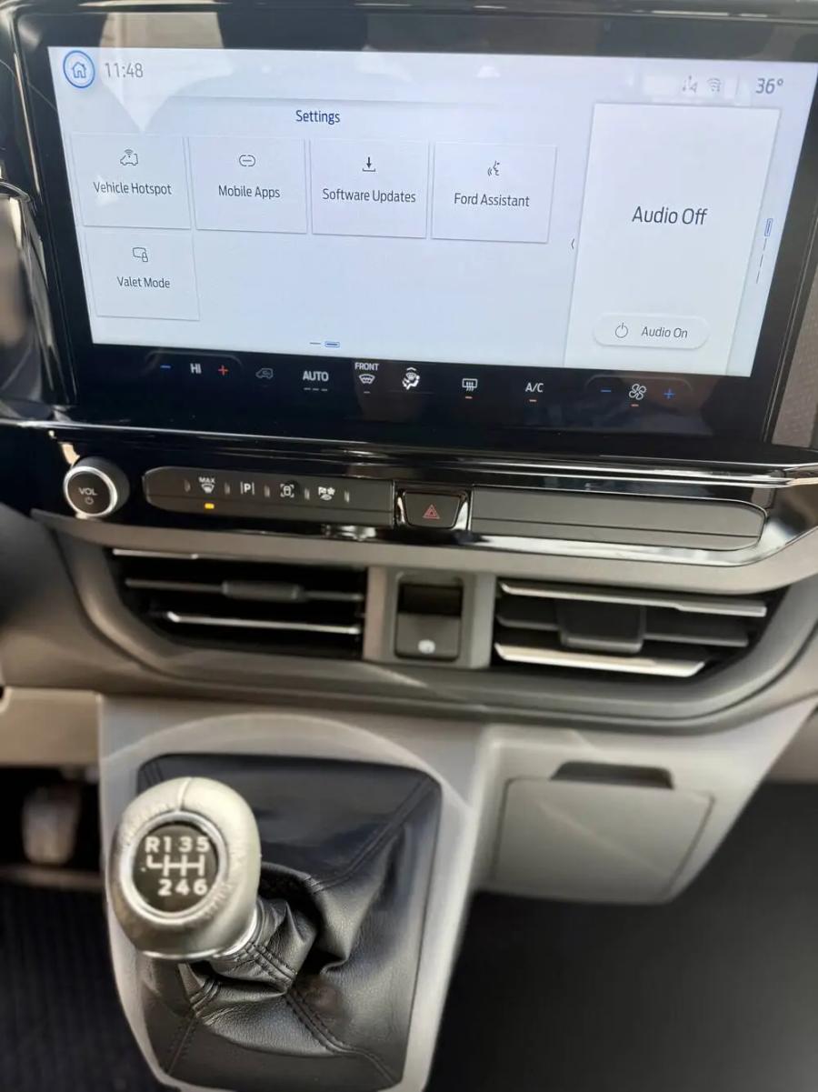 Black Ford Tourneo 2024 in Riga, with an engine capacity of 2.00 L and mileage of 39 thousand km for 38000 €, photo 27 on AUTOMOTO.COM.LV