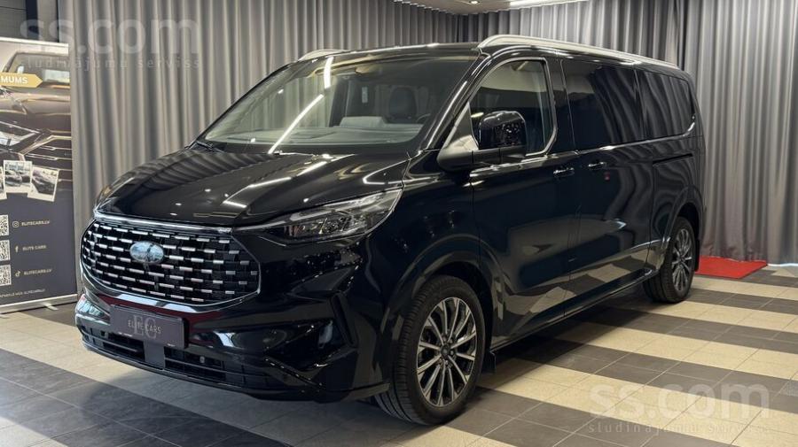 Melns Ford Tourneo 2025 Rīga, ar dzinēja tilpumu 2.00 L un nobraukumu 14 tūkst. km par 57990 €, foto 1 vietnē AUTOMOTO.COM.LV