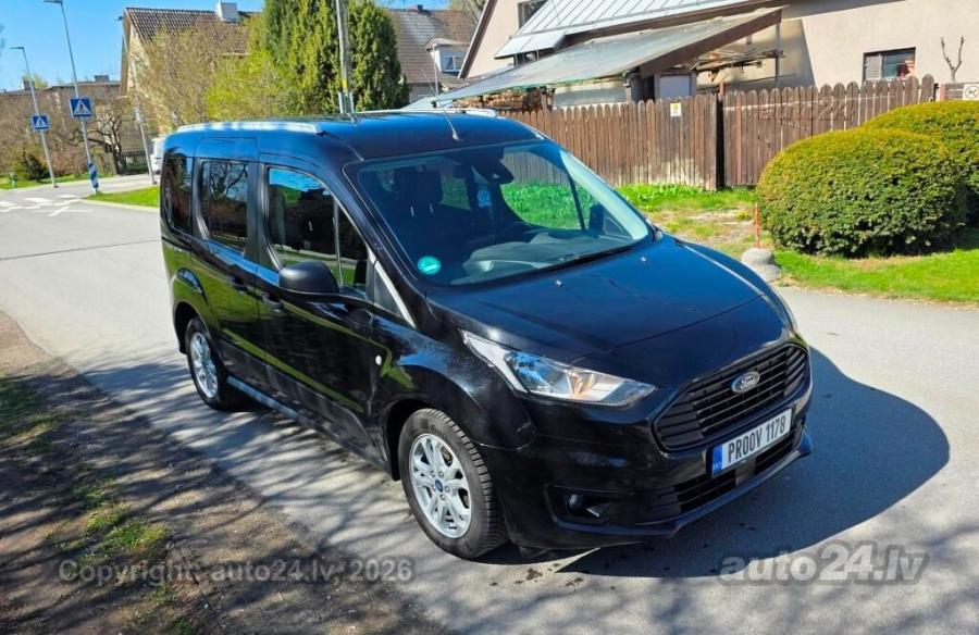 Black Ford Tourneo 2020 in Tallinn, with an engine capacity of 1.50 L and mileage of 192 thousand km for 14900 €, photo 3 on AUTOMOTO.COM.LV