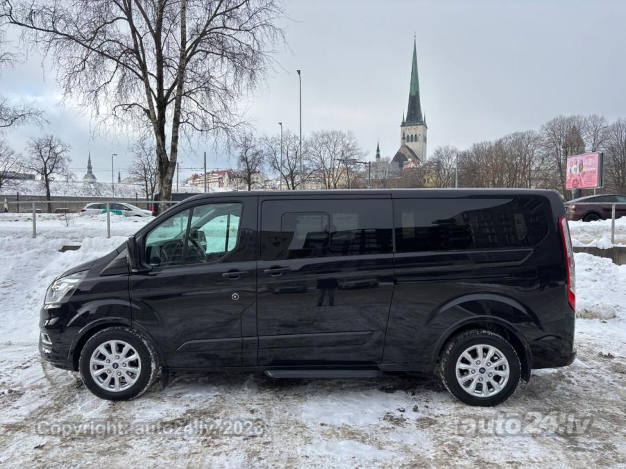 Black Ford Tourneo 2023 in Tallinn, with an engine capacity of 2.00 L and mileage of 55 thousand km for 41900 €, photo 6 on AUTOMOTO.COM.LV
