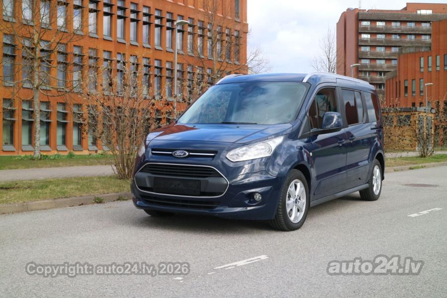 Blue Ford Tourneo 2015 in Tartu, with an engine capacity of 1.50 L and mileage of 263 thousand km for 6990 €, photo 1 on AUTOMOTO.COM.LV