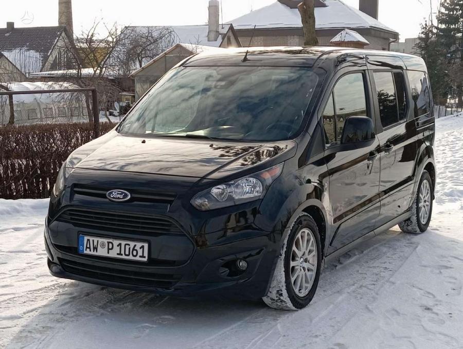 Black Ford tourneo-connect 2016 in Marijampole, with an engine capacity of 1.50 L and mileage of 186 thousand km for 8200 €, photo 2 on AUTOMOTO.COM.LV
