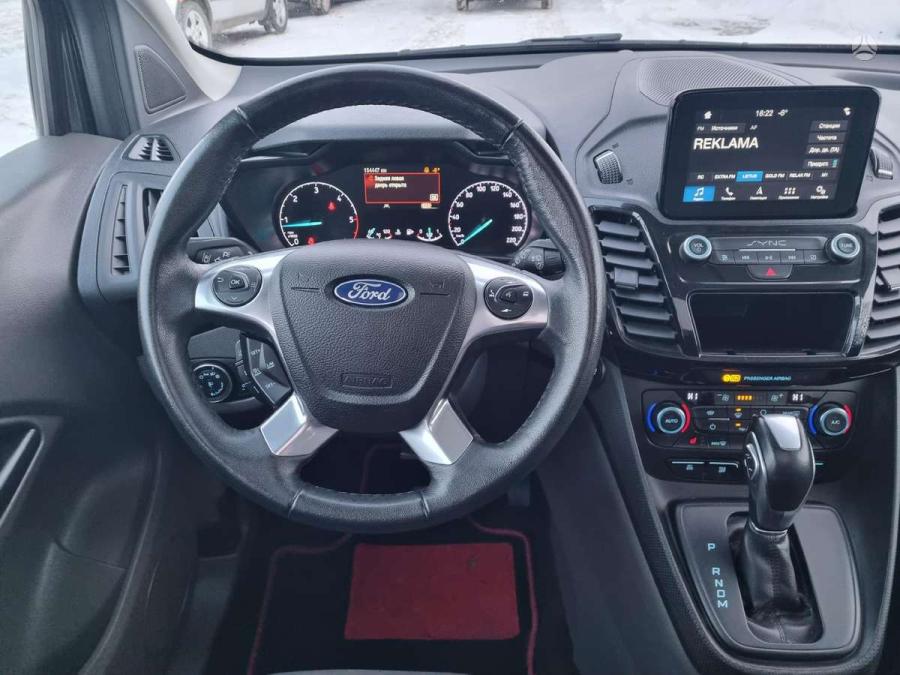 Black Ford tourneo-connect 2019 in Siauliai, with an engine capacity of 1.50 L and mileage of 154 thousand km for 12900 €, photo 21 on AUTOMOTO.COM.LV