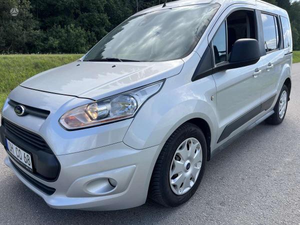 Grey Ford tourneo-connect 2014 in Plunge, with an engine capacity of 1.56 L and mileage of 156 thousand km for 6500 €, photo 1 on AUTOMOTO.COM.LV
