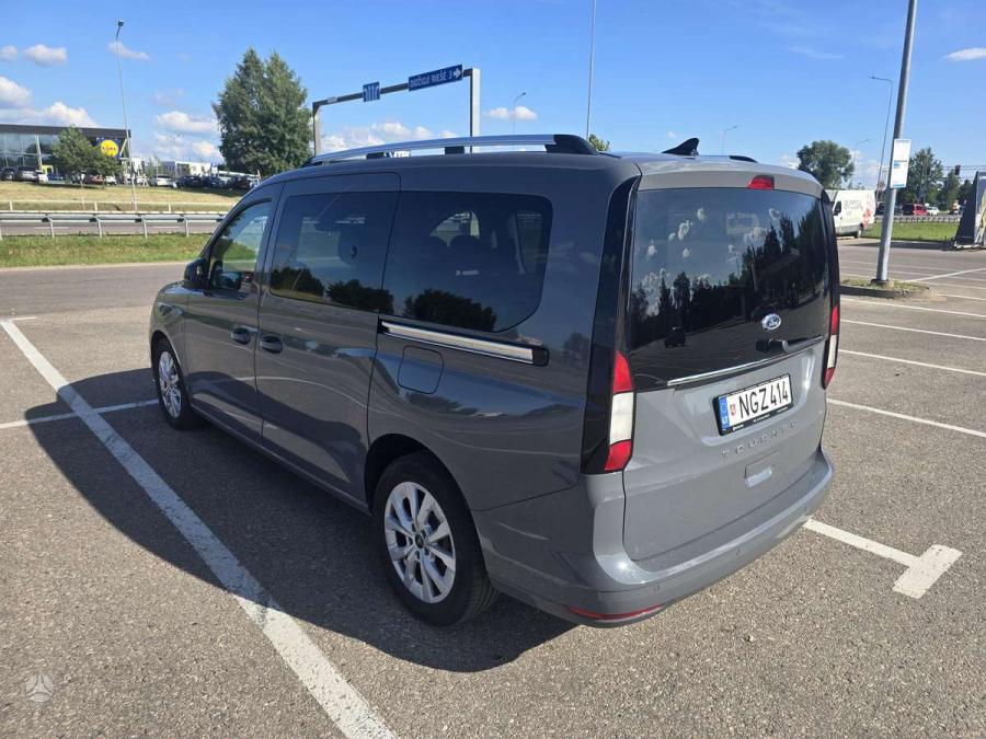 Grey Ford tourneo-connect 2024 in Vilnius, with an engine capacity of 1.50 L and mileage of 87 thousand km for 24500 €, photo 14 on AUTOMOTO.COM.LV