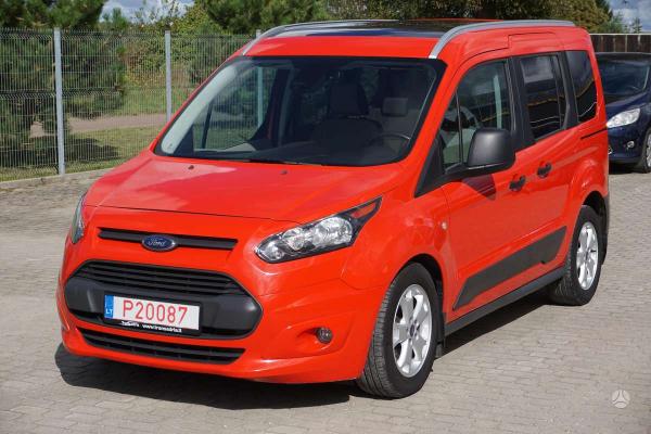 Sarkans Ford tourneo-connect 2016 Klaipėda, ar dzinēja tilpumu 1.50 L un nobraukumu 184 tūkst. km par 7300 €, foto 1 vietnē AUTOMOTO.COM.LV