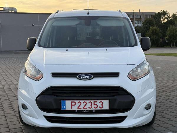 White Ford tourneo-connect 2014 in Raseiniai, with an engine capacity of 1.56 L and mileage of 211 thousand km for 6999 €, photo 7 on AUTOMOTO.COM.LV