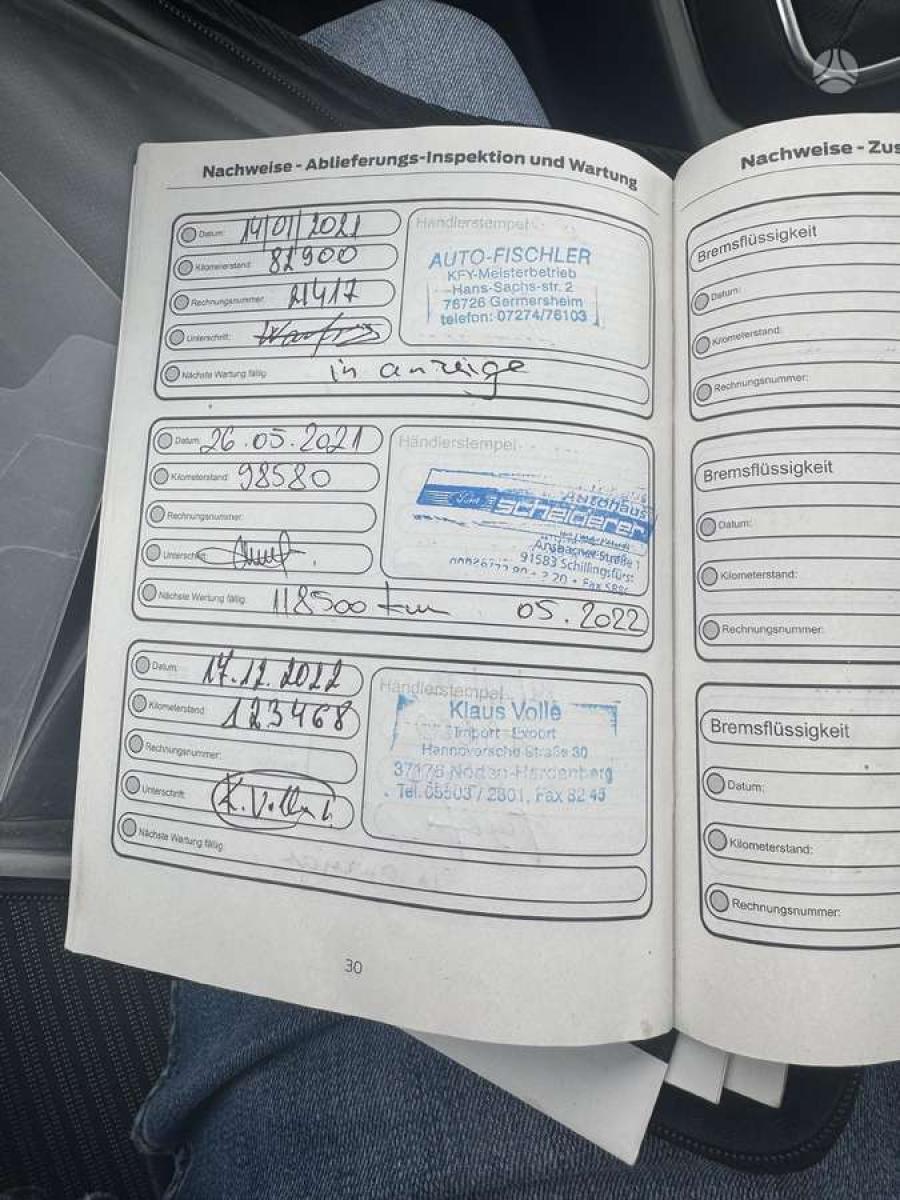 White Ford tourneo-connect 2016 in Marijampole, with an engine capacity of 1.50 L and mileage of 232 thousand km for 7150 €, photo 12 on AUTOMOTO.COM.LV