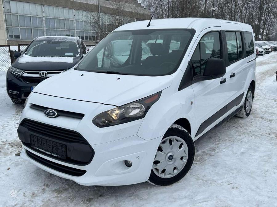 White Ford tourneo-connect 2016 in Taurage, with an engine capacity of 1.50 L and mileage of 187 thousand km for 6700 €, photo 1 on AUTOMOTO.COM.LV