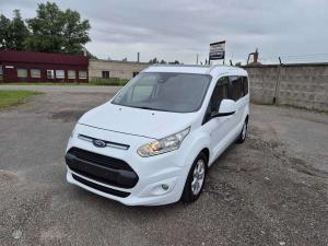 White Ford tourneo-connect 2017 in Panevezys, with an engine capacity of 1.50 L and mileage of 221 thousand km for 7599 €, photo  on AUTOMOTO.COM.LV