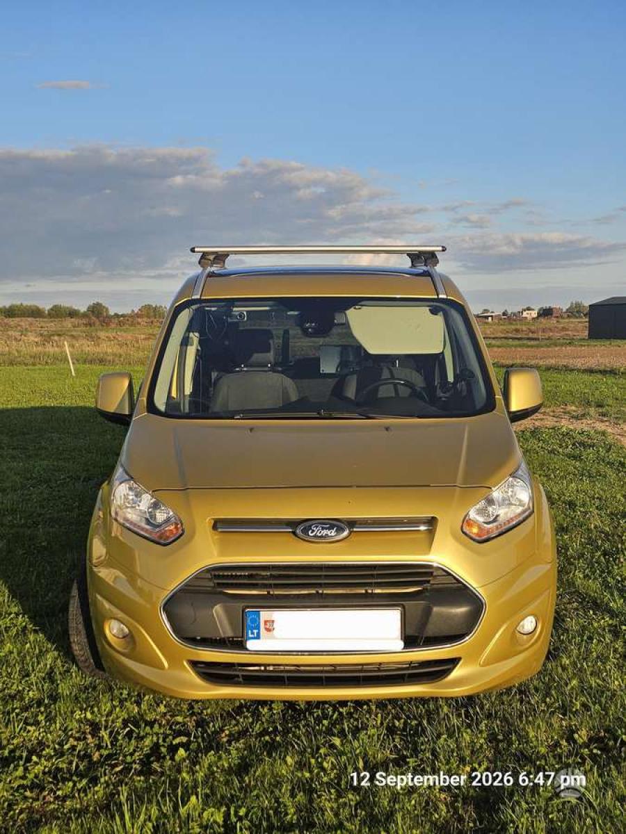 Dzeltens Ford tourneo-connect 2015 Kauņa, ar dzinēja tilpumu 1.56 L un nobraukumu 241 tūkst. km par 6999 €, foto 3 vietnē AUTOMOTO.COM.LV