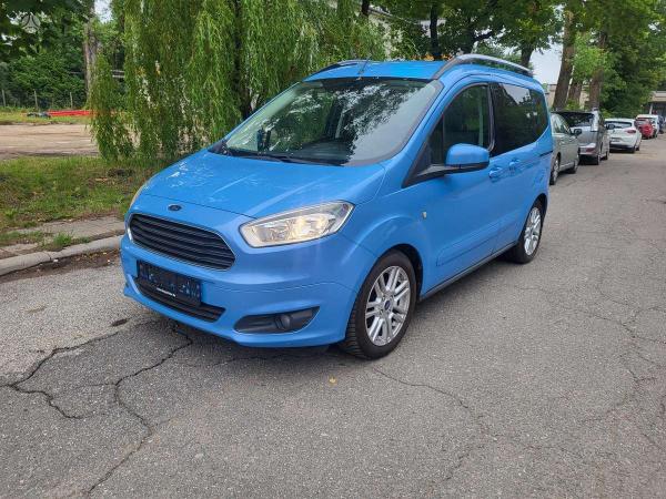 Синий Форд Tourneo Courier 2014 в Каунас, объемом двигателя 1.00 л и пробегом 157 тыс. км за 4150 €, фото 1 на AUTOMOTO.COM.LV