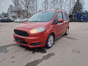 Orange Ford tourneo-courier 2014 in Ukmerge, with an engine capacity of 1.50 L and mileage of 220 thousand km for 5250 €, photo  on AUTOMOTO.COM.LV