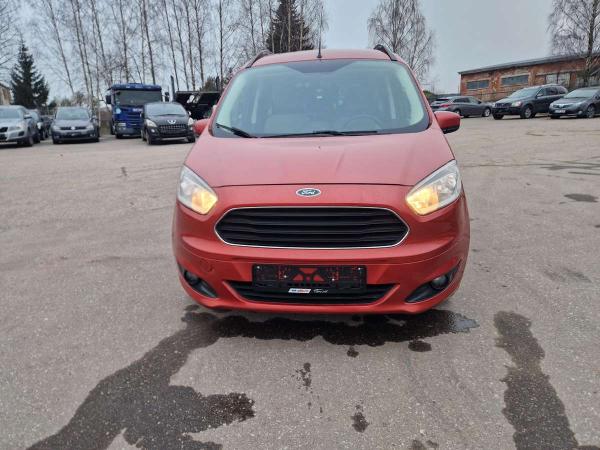 Orange Ford tourneo-courier 2014 in Ukmerge, with an engine capacity of 1.50 L and mileage of 220 thousand km for 5250 €, photo 2 on AUTOMOTO.COM.LV
