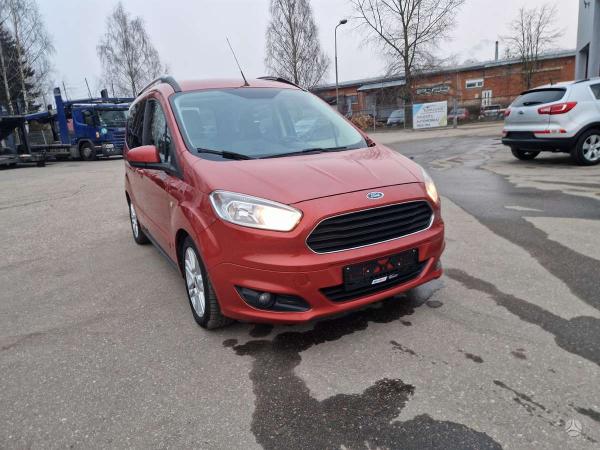 Orange Ford tourneo-courier 2014 in Ukmerge, with an engine capacity of 1.50 L and mileage of 220 thousand km for 5250 €, photo 3 on AUTOMOTO.COM.LV