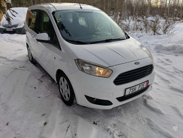 White Ford tourneo-courier 2015 in Tallinn, with an engine capacity of 1.56 L and mileage of 240 thousand km for 5500 €, photo 2 on AUTOMOTO.COM.LV
