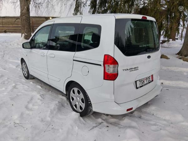 White Ford tourneo-courier 2015 in Tallinn, with an engine capacity of 1.56 L and mileage of 240 thousand km for 5500 €, photo 6 on AUTOMOTO.COM.LV