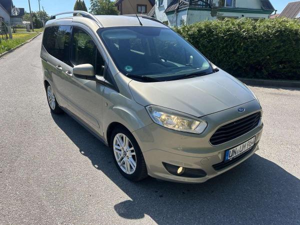 Yellow Ford tourneo-courier 2015 in Raseiniai, with an engine capacity of 1.60 L and mileage of 184 thousand km for 3650 €, photo 1 on AUTOMOTO.COM.LV