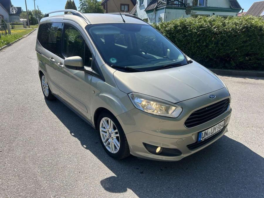 Желтый Форд Tourneo Courier 2015 в Расейняй, объемом двигателя 1.60 л и пробегом 184 тыс. км за 3650 €, фото 1 на AUTOMOTO.COM.LV