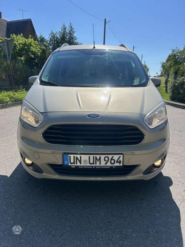 Yellow Ford tourneo-courier 2015 in Raseiniai, with an engine capacity of 1.60 L and mileage of 184 thousand km for 3650 €, photo 3 on AUTOMOTO.COM.LV