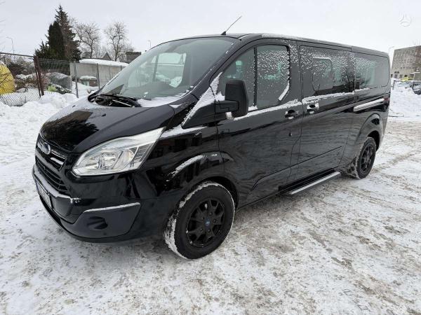 Black Ford Tourneo Custom 2013 in Kretinga, with an engine capacity of 2.20 L and mileage of 303 thousand km for 8250 €, photo 1 on AUTOMOTO.COM.LV